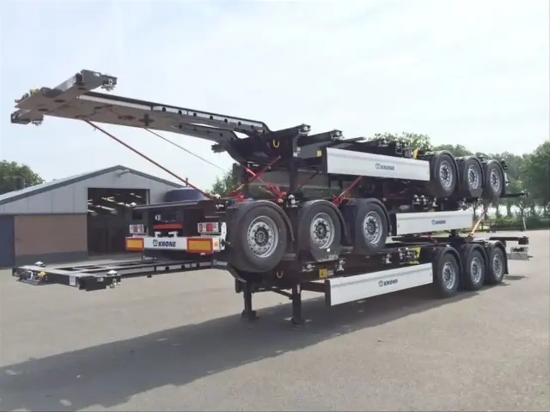 Krone Containerchassis | Container chassis oplegger - TrucksNL