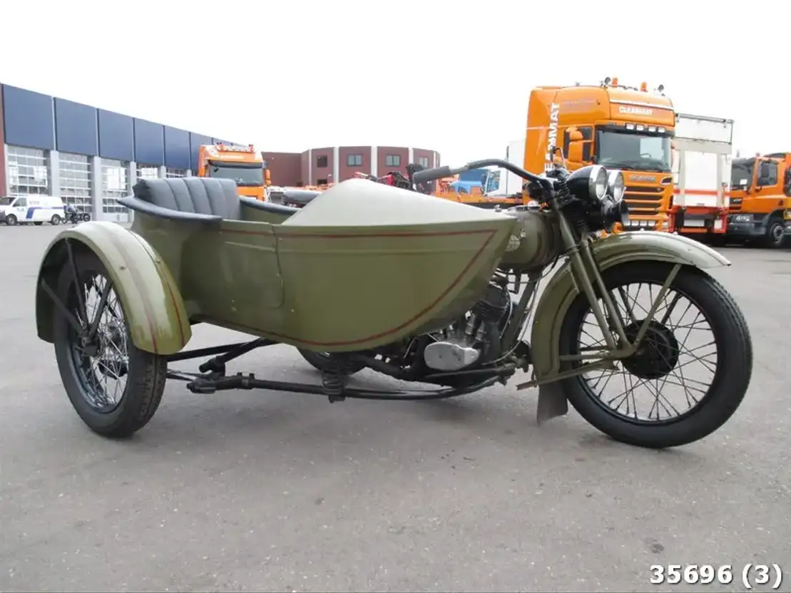 Harley-Davidson D 750 zijspan combinatie | Motorfiets - TrucksNL