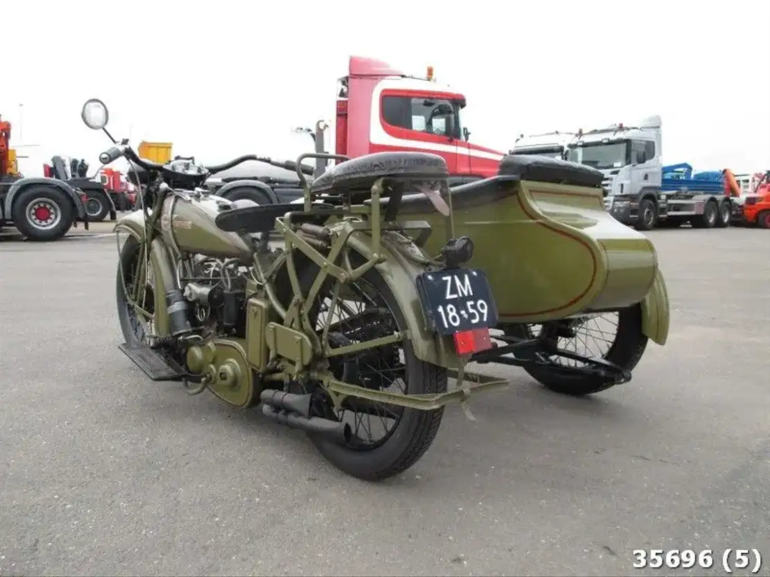 Harley-Davidson D 750 zijspan combinatie | Motorfiets - TrucksNL