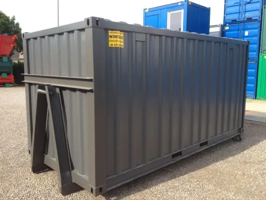 Diversen 15ft op slede/Opslagcontainers | Dry standaard zeecontainer ...