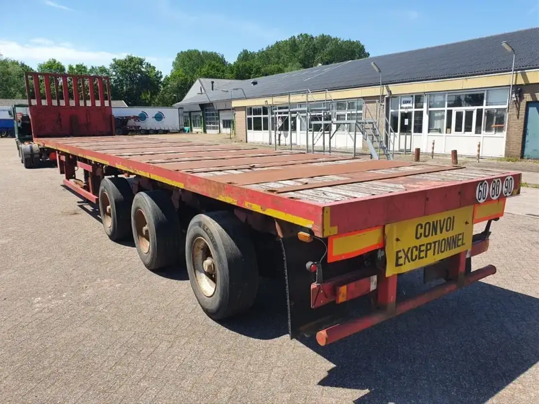 Nooteboom OVB-42 VV Extendable 20M Steering platform | Platte oplegger ...