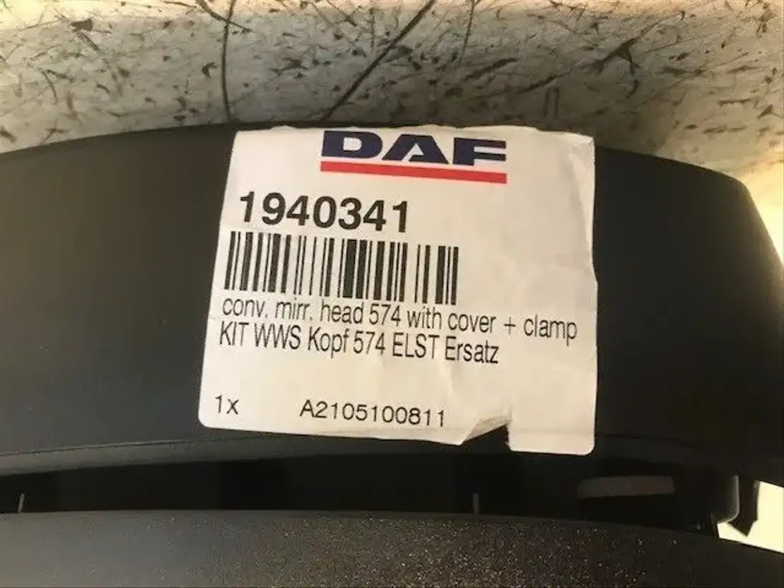 DAF 1940341 DODEHOEKSPIEGEL RE CPL XF106 (NEW) | Cabinedeel vrachtwagen ...