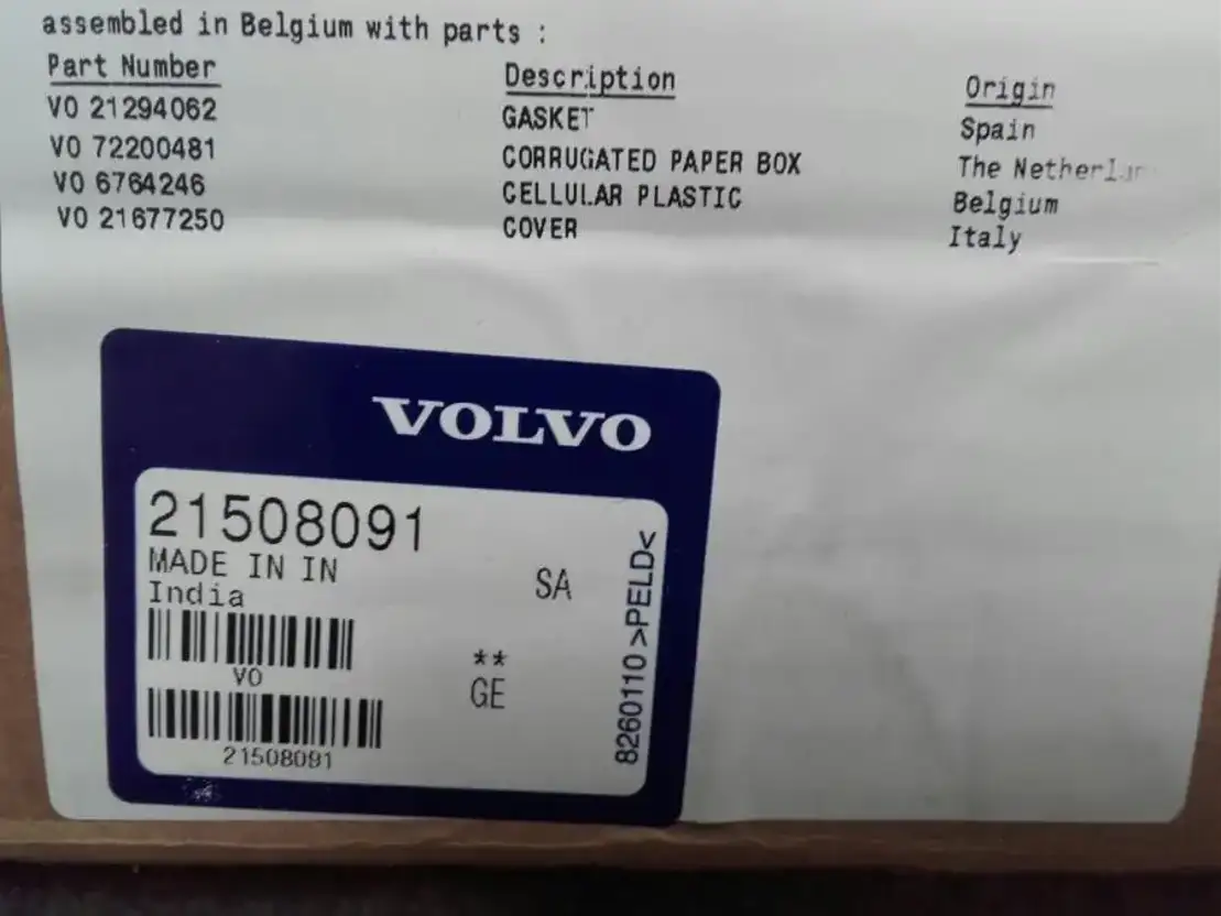 Volvo 21508091 Oliekoelerdeksel | Overig vrachtwagen onderdeel - TrucksNL