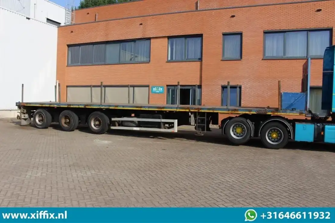 Nooteboom 3-ass. Vlakke uitschuifbare oplegger / 3x gestuurd | Platte ...