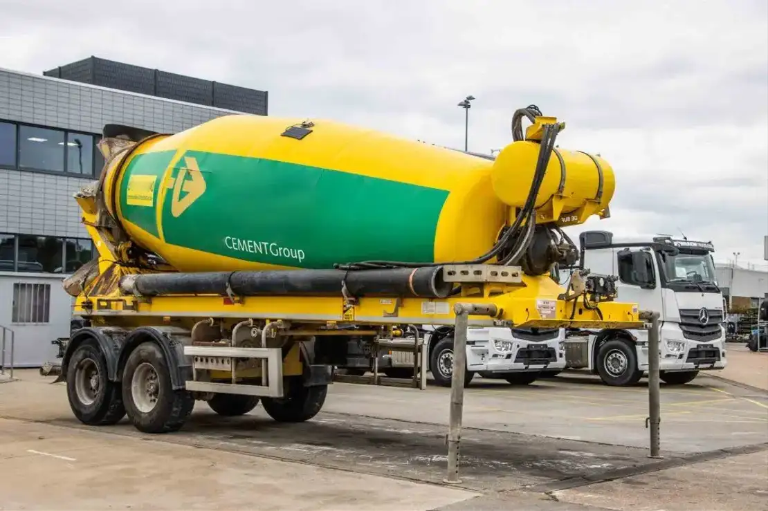 De Buf BETON MIXER/MALAXEUR/MISCHER 10M3 | Betonmixer oplegger - TrucksNL
