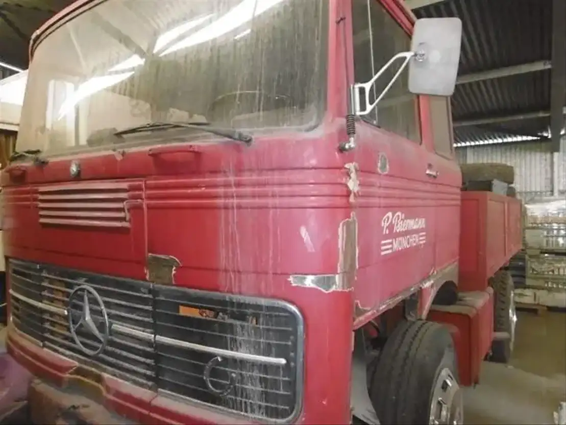 Mercedes-Benz LP 1624 Pritsche Teilrestauriert Oldtimer | Open laadbak ...