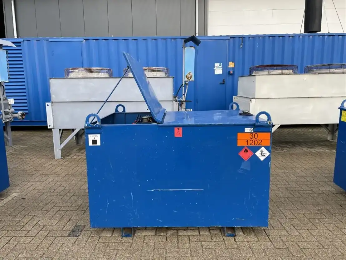 Kiwa IBC 1000 liter dieseltank met keuring | IBC-intermediate bulk ...