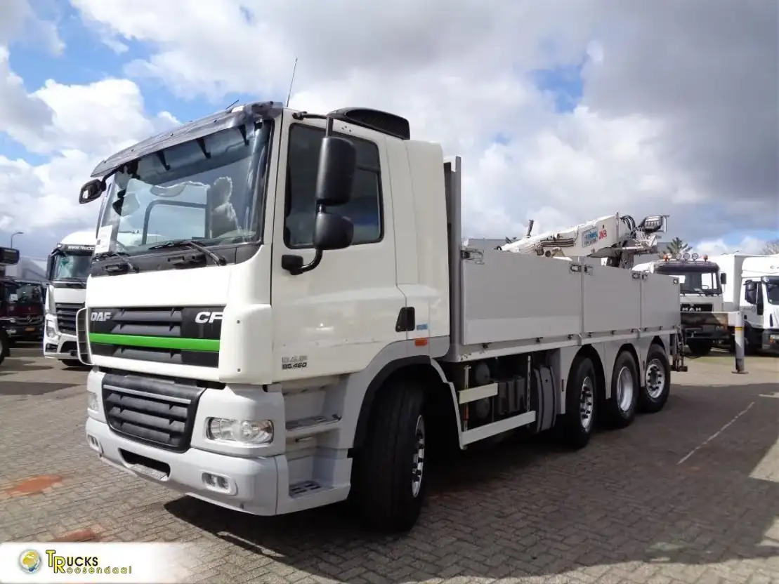 DAF CF 85.460 + Euro 5 + JKB Kennis Type 20.000 Crane + Pto ...