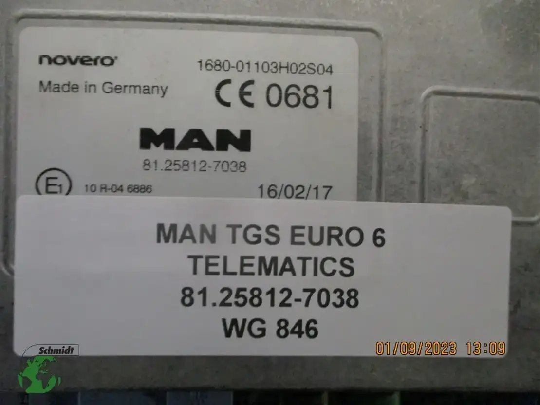 MAN 81.25812-7038 NOVERO TELEMATICA EURO 6 18.420 EURO 6 | Elektra ...