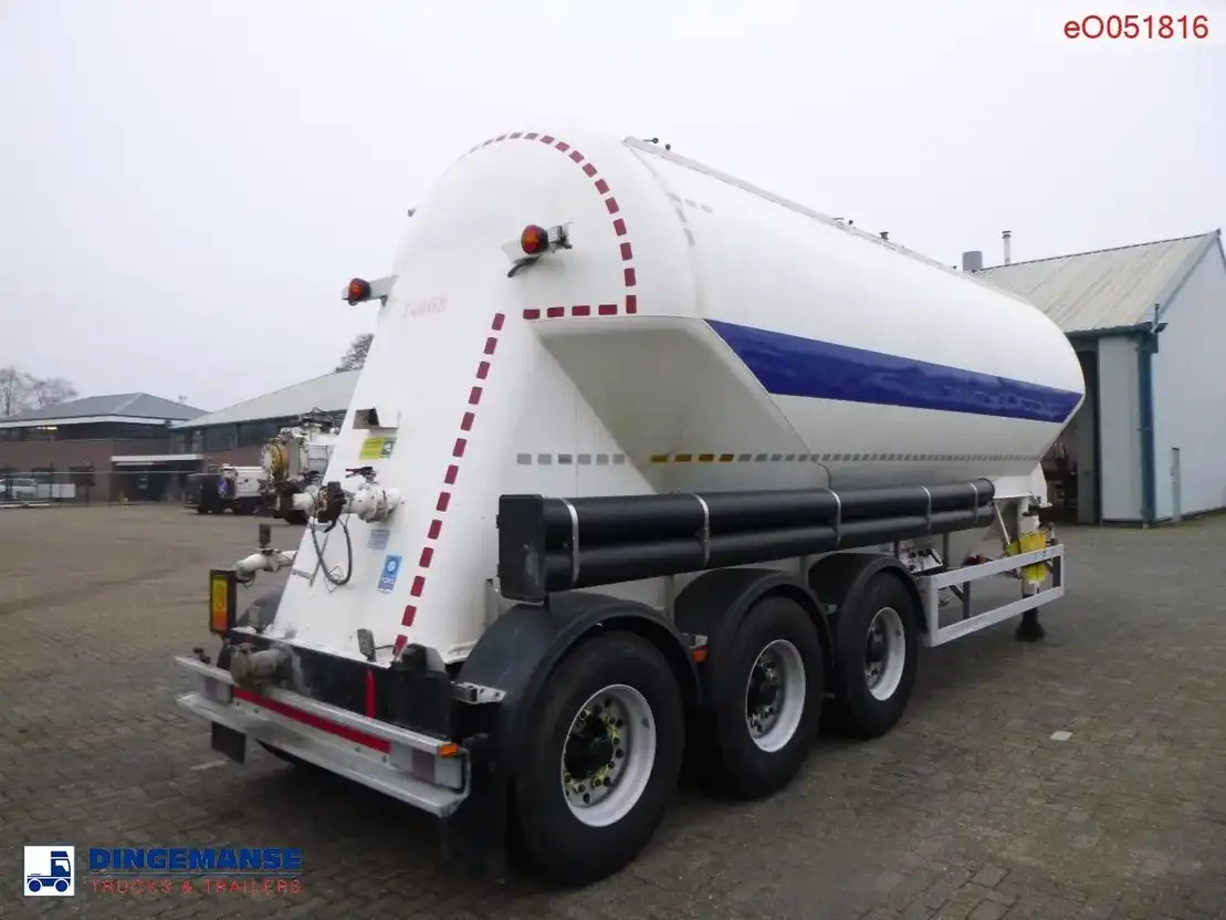 Feldbinder Powder tank alu 36 m3 / 1 comp | Tankoplegger - TrucksNL