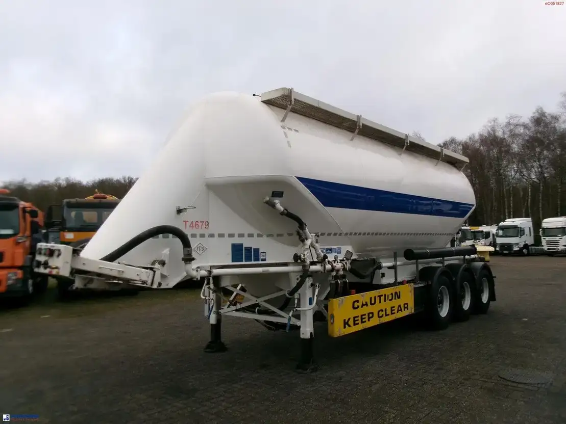 Feldbinder Powder tank alu 36 m3 / 1 comp | Tankoplegger - TrucksNL