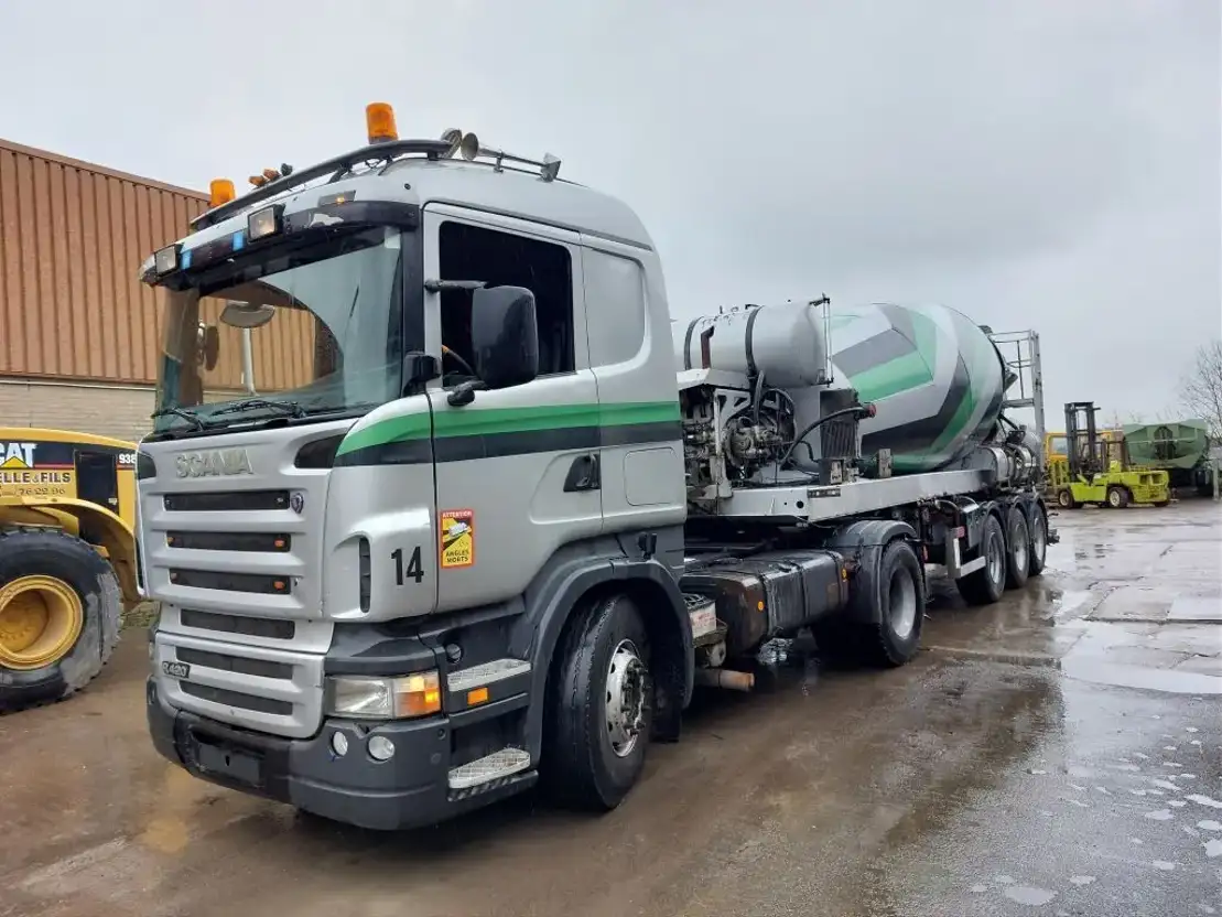 Scania R420 betonmixer 12cub | Betonmixer vrachtwagen - TrucksNL