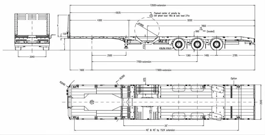 Faymonville MAX Trailer 3-Achs-Mega-Tele-Plateau-Radmulden | Platte ...