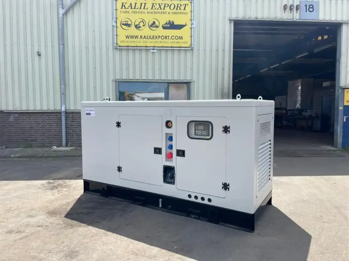 Ricardo 100 KVA 80KW Silent Generator 3 Phase 50HZ 400V ATS New Unused ...
