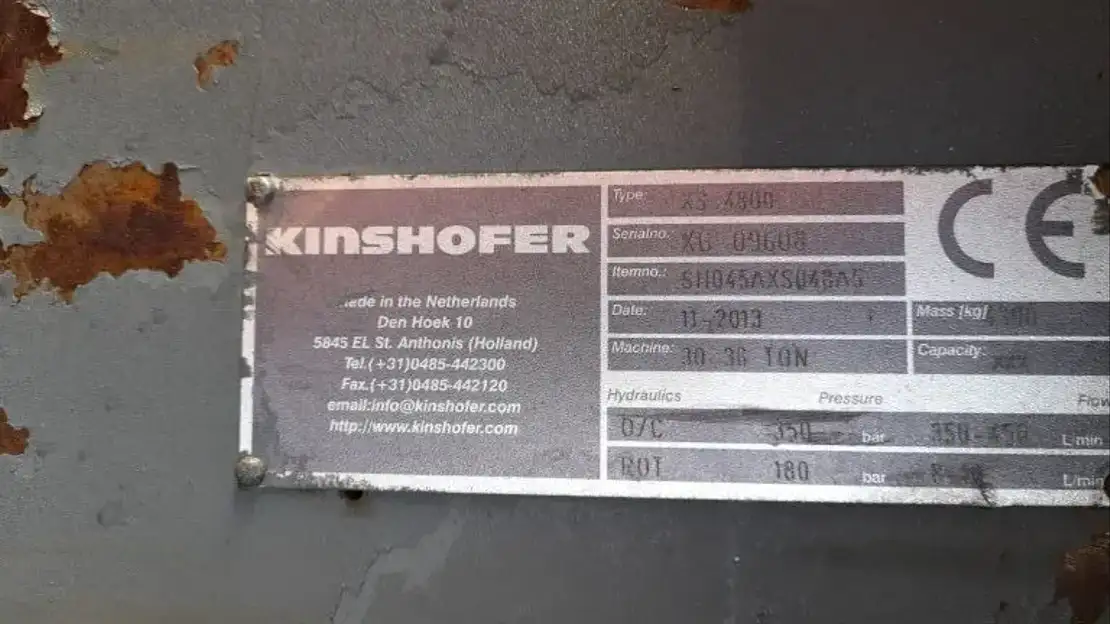 Kinshofer XS4800 hydraulic scrap shear | Sloopschaar - TrucksNL