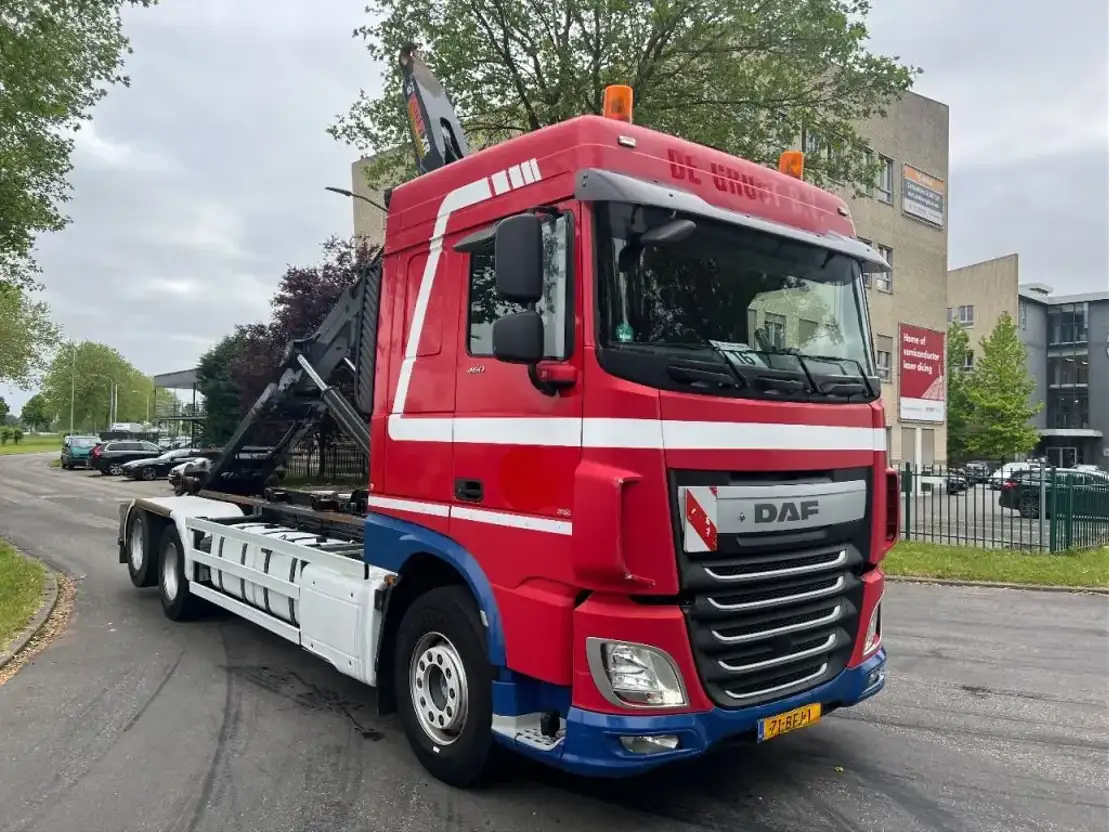 DAF XF 460 HIAB 26T HAAK | Containersysteem vrachtwagen - TrucksNL