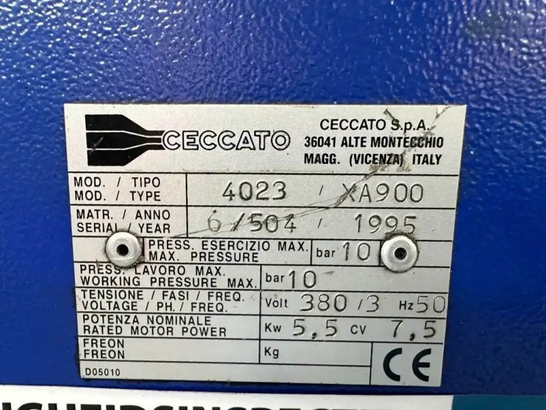 Airpress XA 900 Elektrische Zuigercompressor 5.5 kW 750 L / min 10 Bar ...