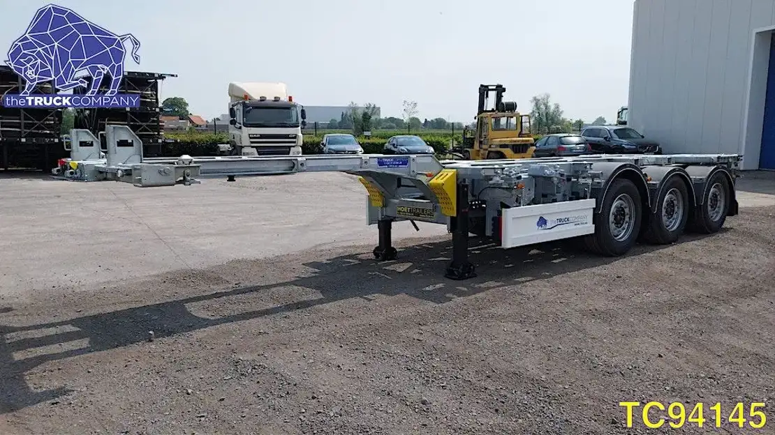 Renders Euro 820 Container Transport | Container chassis oplegger ...