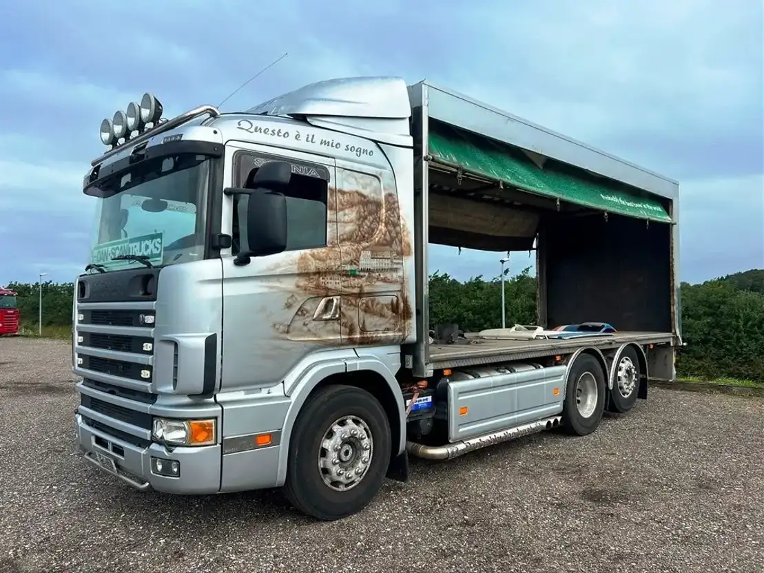 Scania R164-480 V8 Steel / Air suspension. | Oprij vrachtwagen - TrucksNL