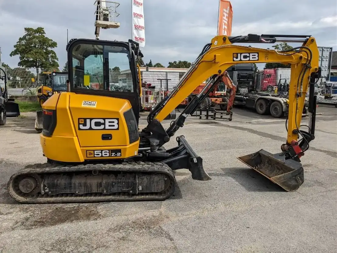 JCB 56Z-2 Minibagger / Bagger | Minigraafmachine rups - TrucksNL