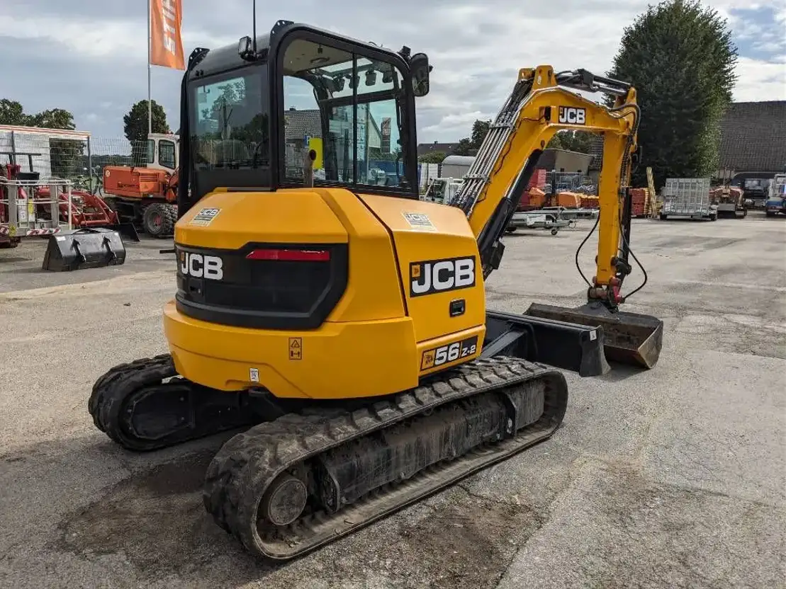 JCB 56Z-2 Minibagger / Bagger | Minigraafmachine rups - TrucksNL