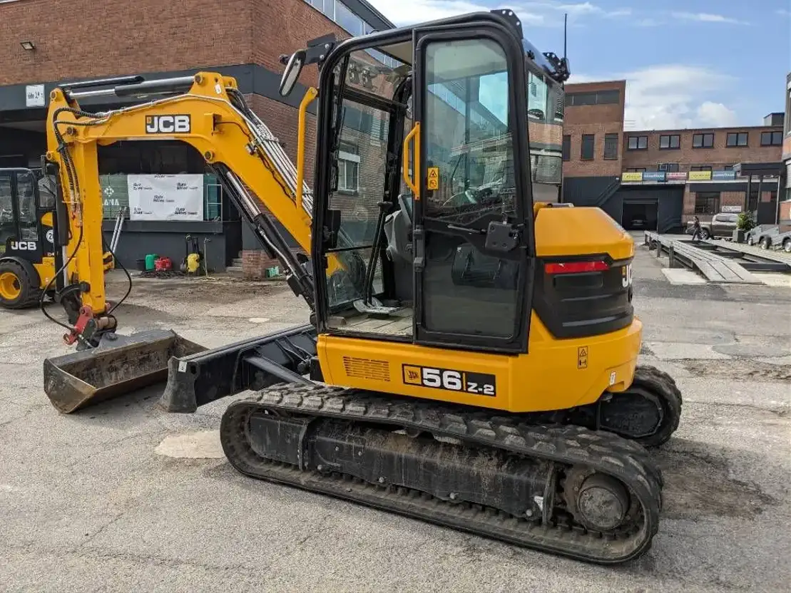 JCB 56Z-2 Minibagger / Bagger | Minigraafmachine rups - TrucksNL