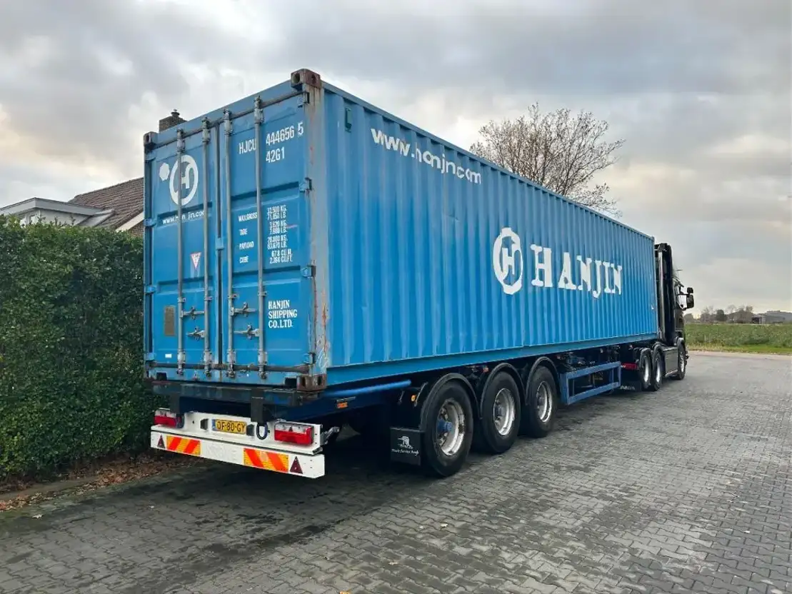 Krone container chassis 40 voets container | Container chassis ...