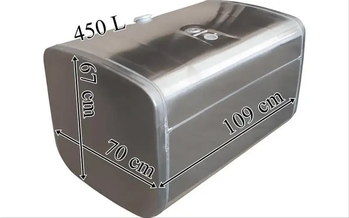 Scania FUEL TANK 450L 1090X670X700 ALUMINUM | Brandstoftank vrachtwagen ...