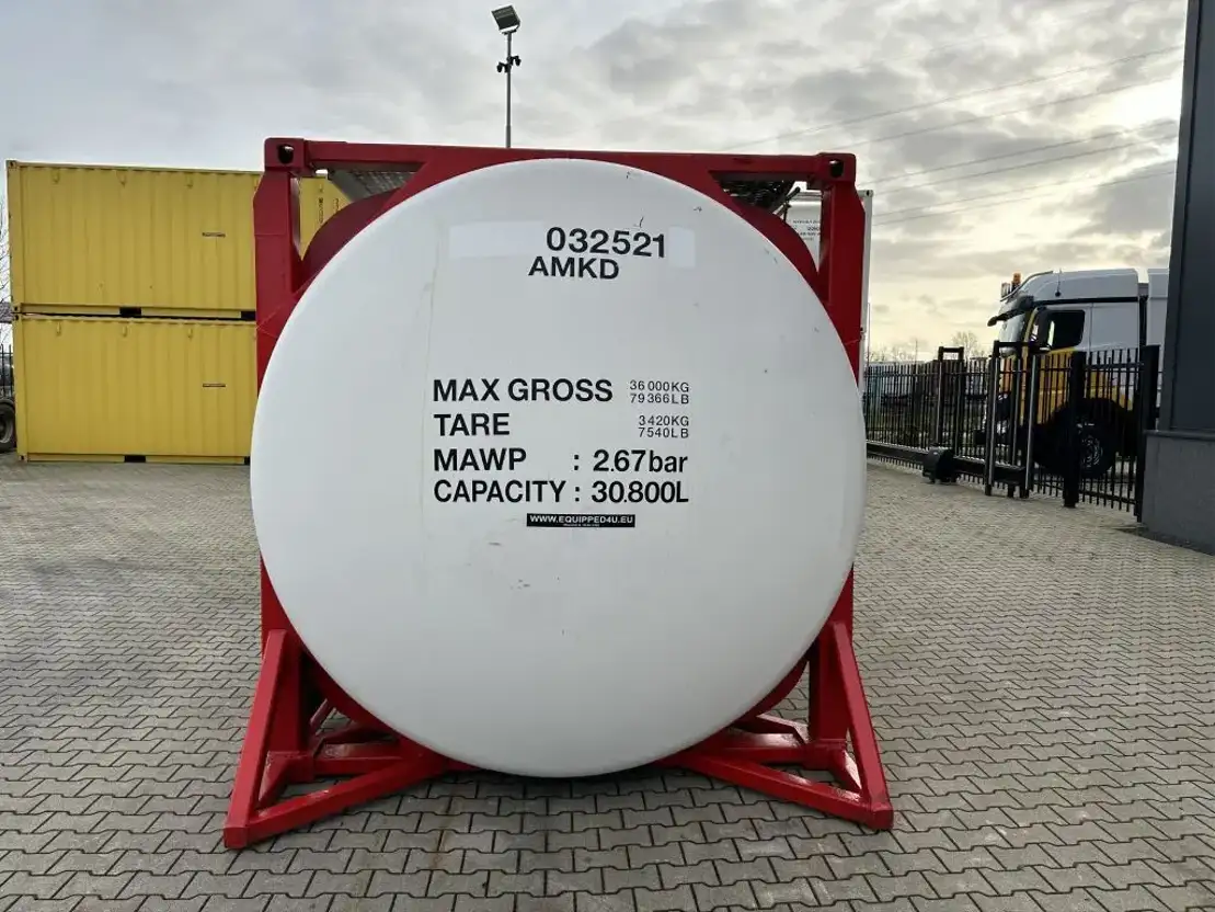 Van Hool 20FT SWAPBODY 30.800L, L4BN, IMO 4, 2,5Y inspection: 04/2026 ...