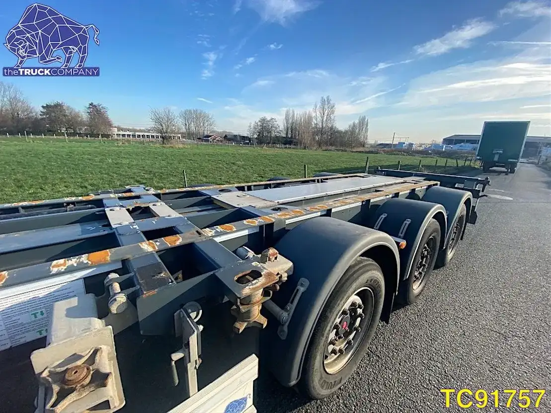 Renders Container Transport | Container chassis oplegger - TrucksNL