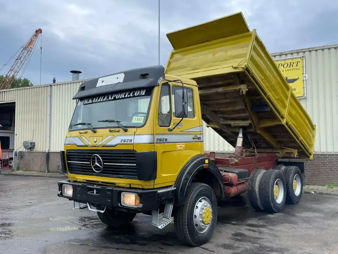 For sale: Mercedes-Benz SK 2628 Kipper 6x6 V8 Big Axle's Auxilery ZF ...