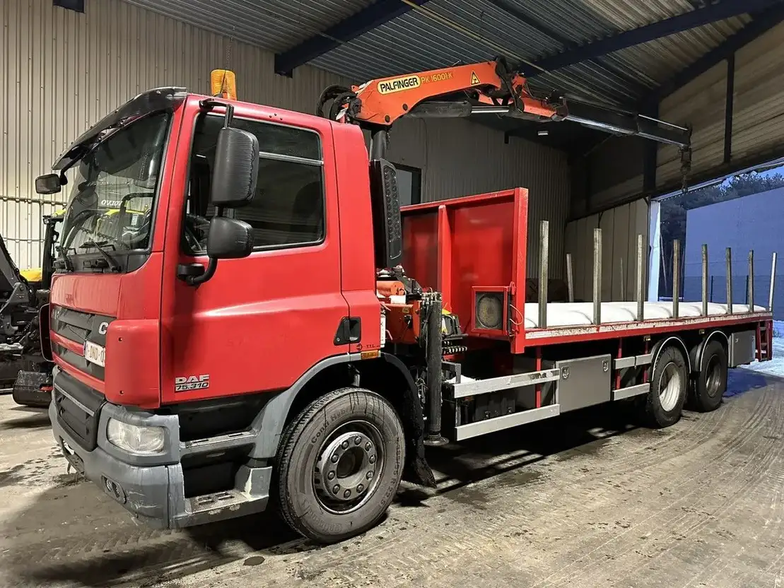 For sale: DAF CF 75.310 6x2 + PALFINGER PK 16001-K A (2x) - PLATFORM ...